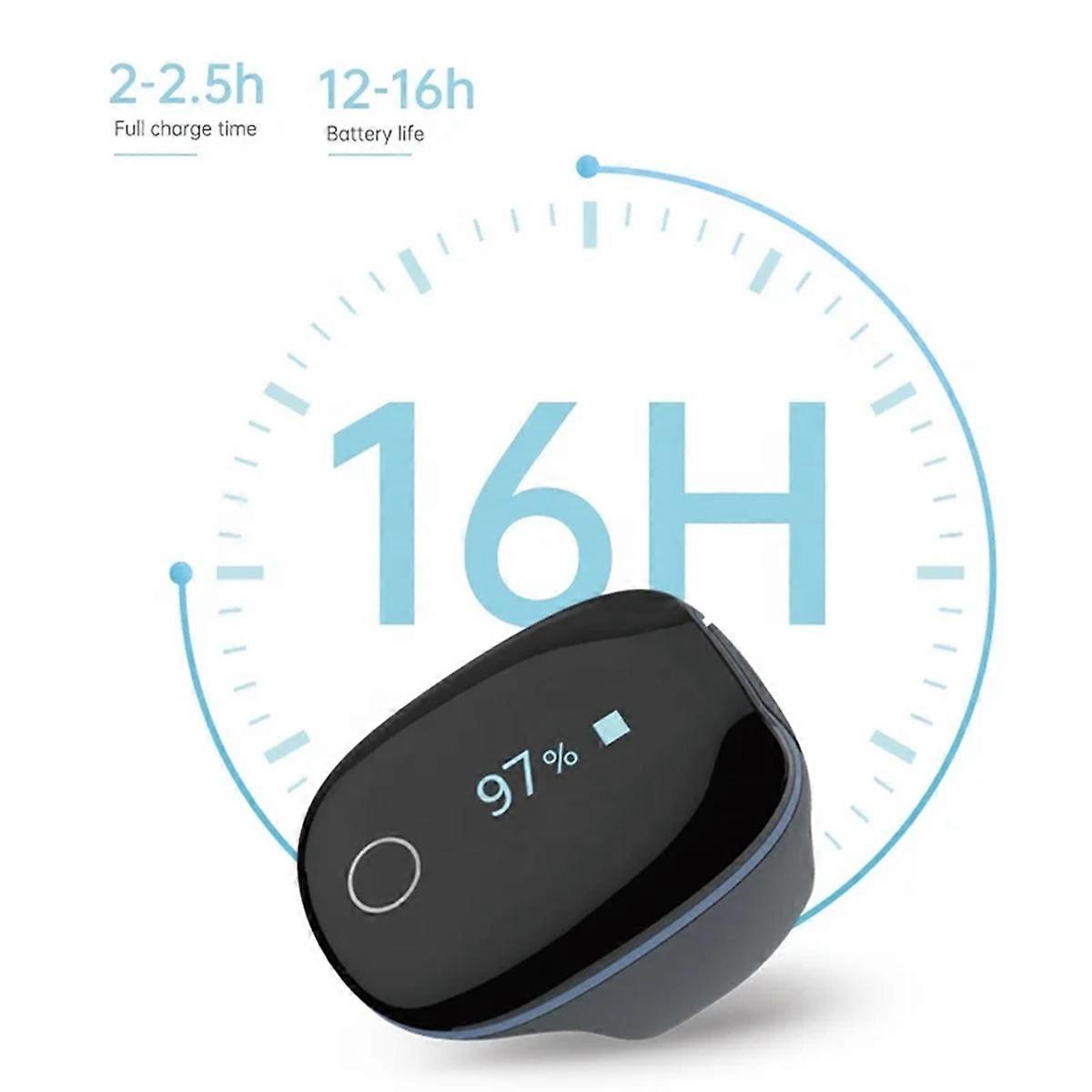 Bluetooth Date Analysis Oxygen Saturation Sleep Oximeter Overnight ...