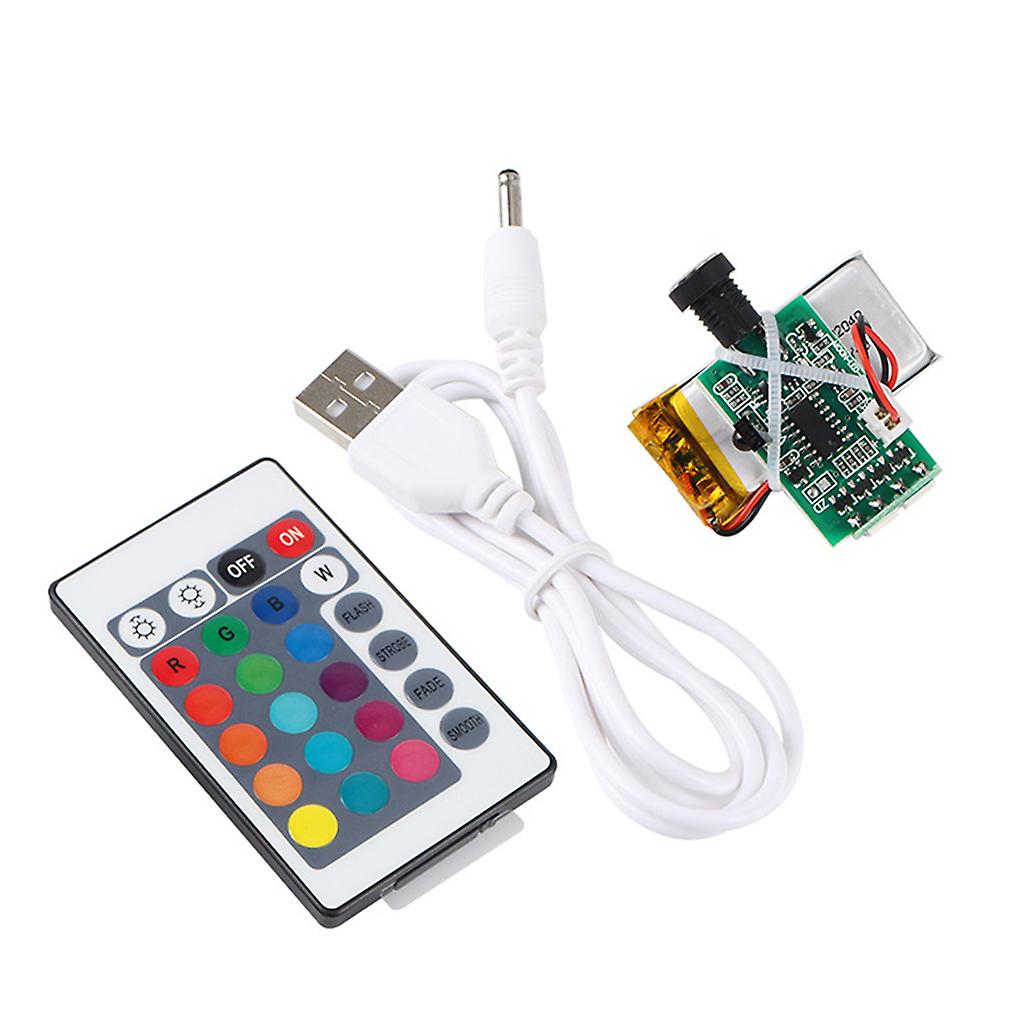 16 Colors USB LED Moon Lamp Board Remote Control Light Source Night 3D ...