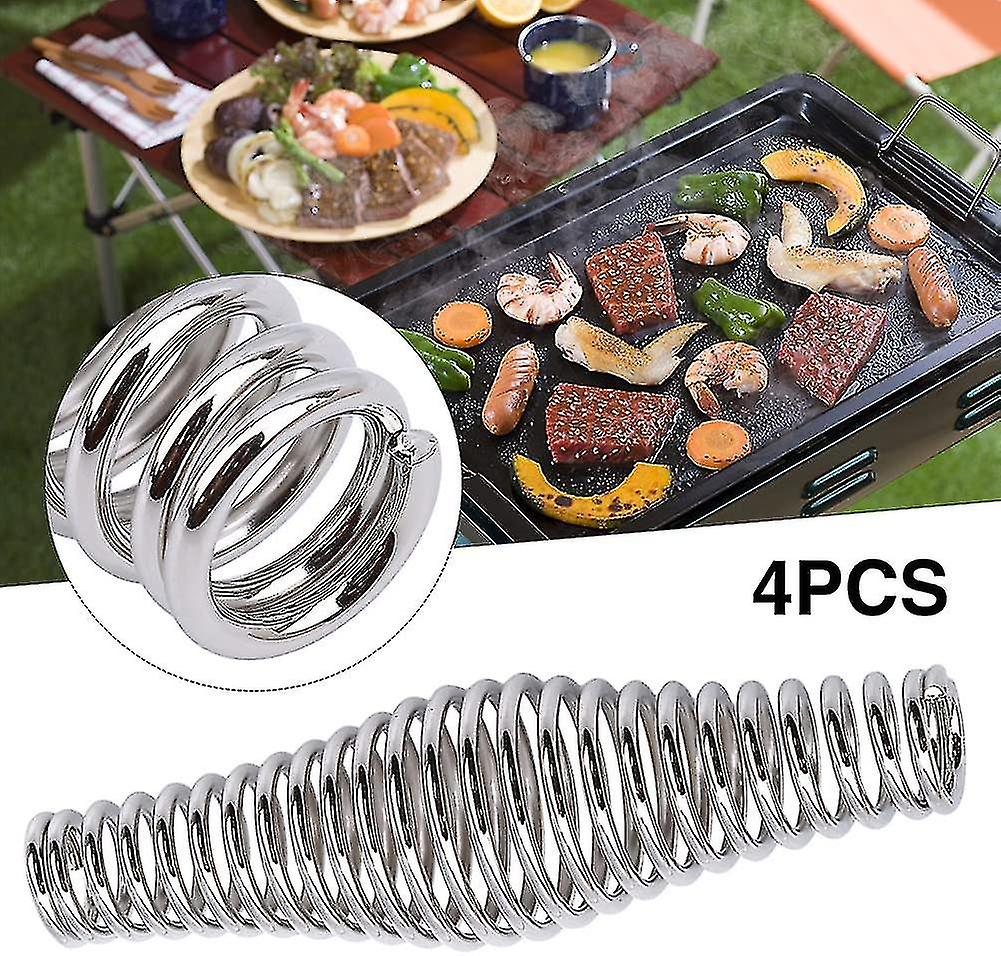 Stainless Steel Handle Spring Grill Smoker Grill Pit Wood Stove Stove ...
