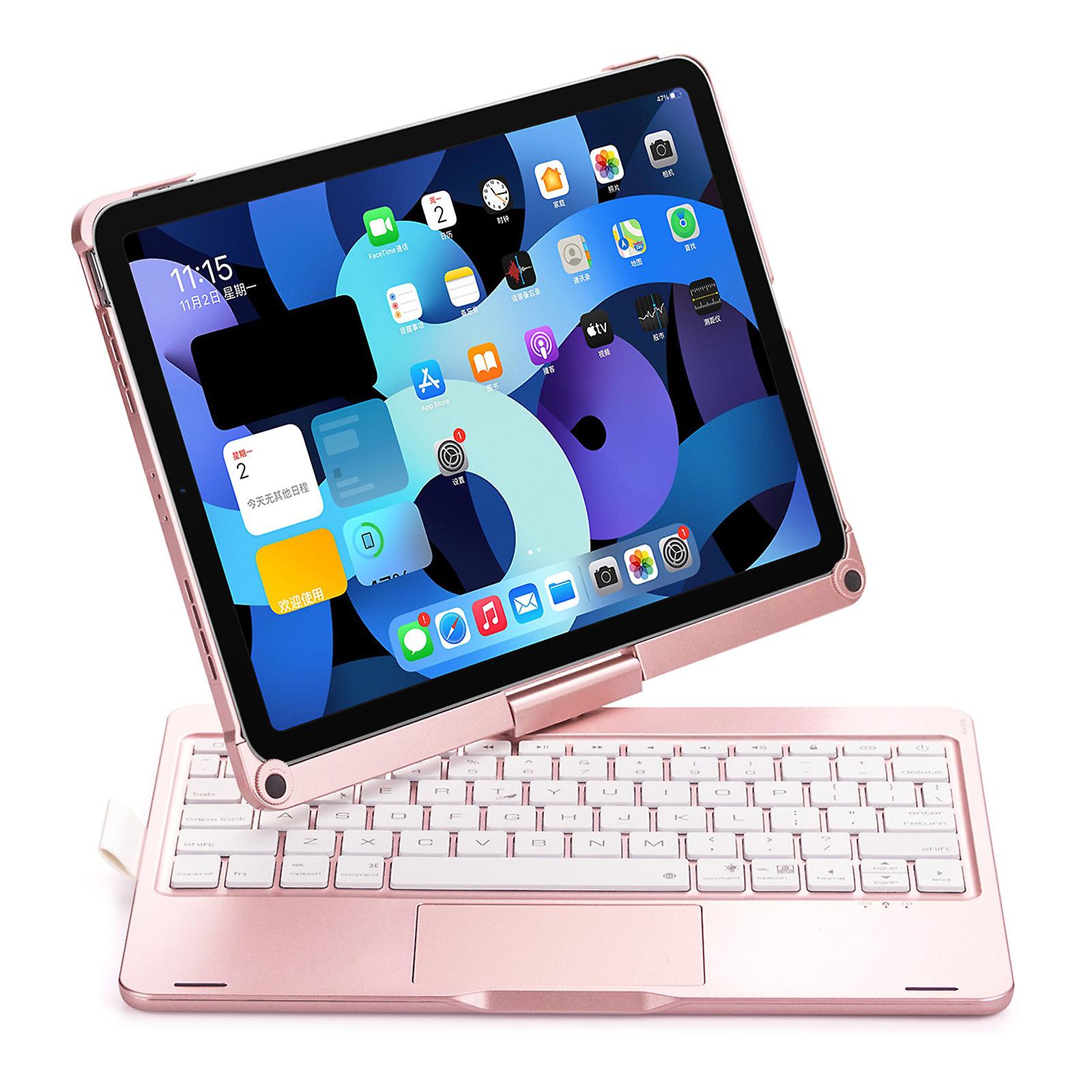 11-inch for Case with Keyboard, 360 Rotating Magic RGB Backlit Keyboard ...