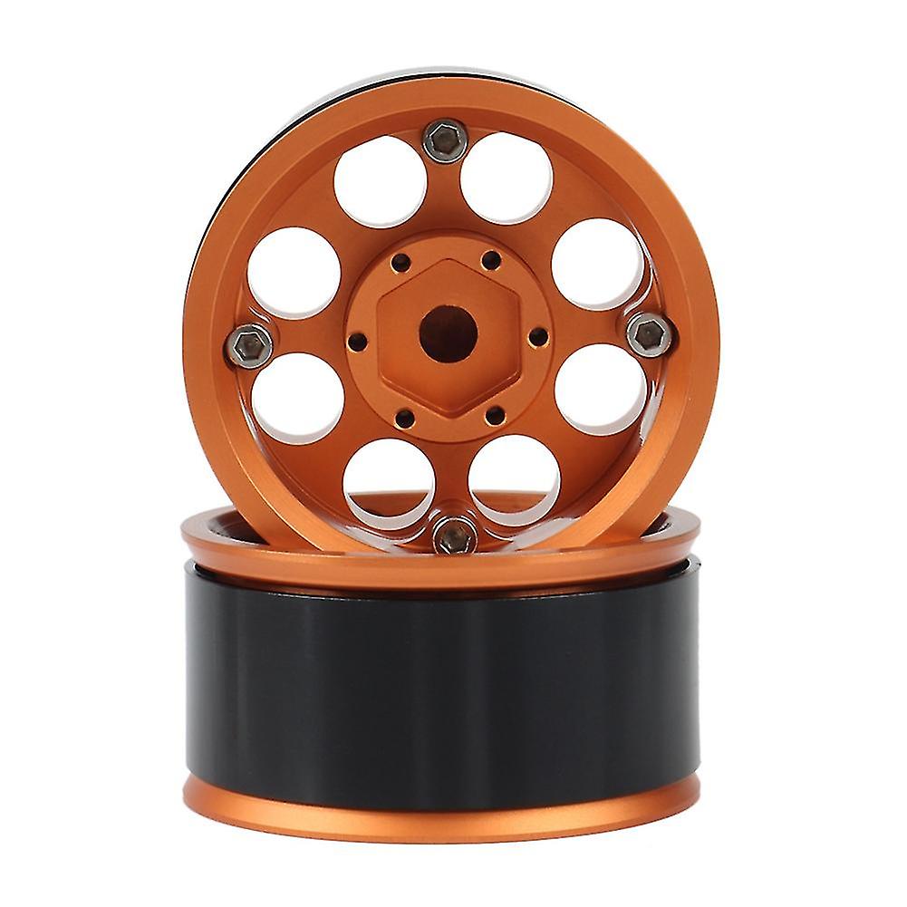 4pcs 1.55 Metal Beadlock Wheel Rim For 1/10 Rc Crawler Car Axial Jr D90 ...