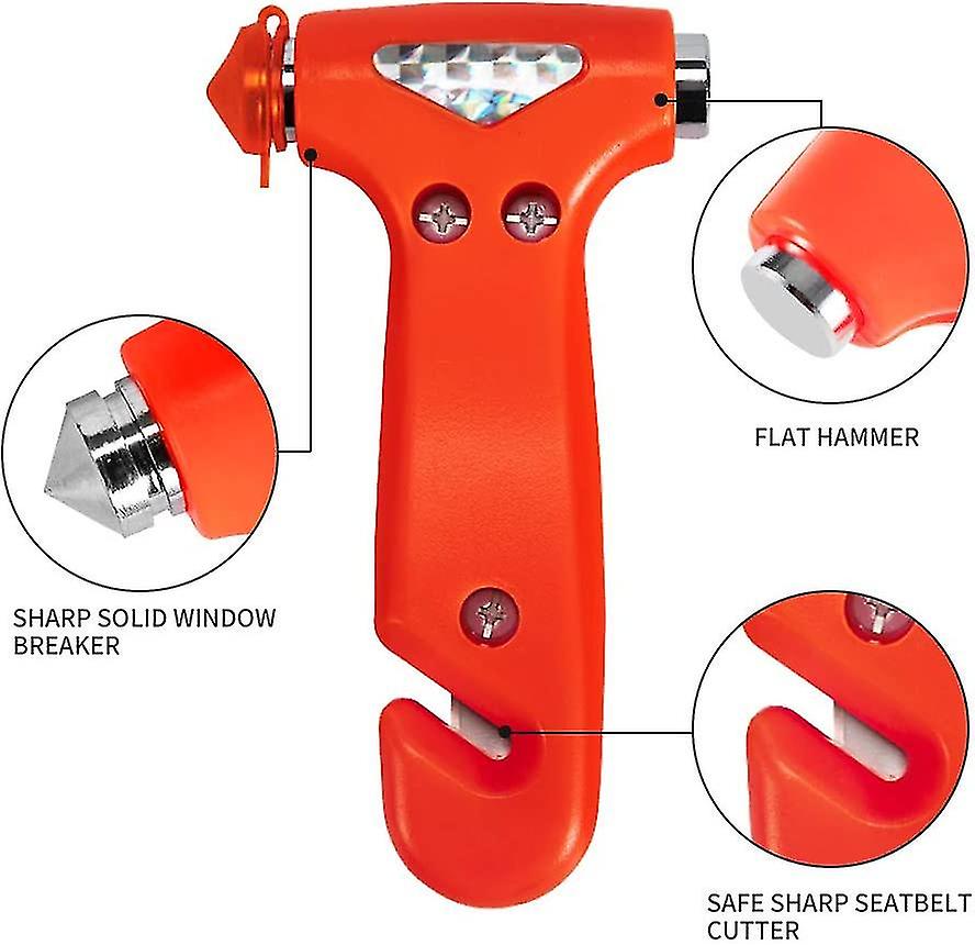 Car Safety Hammer, Auto Emergency Escape Hammer With Window Breaker And ...