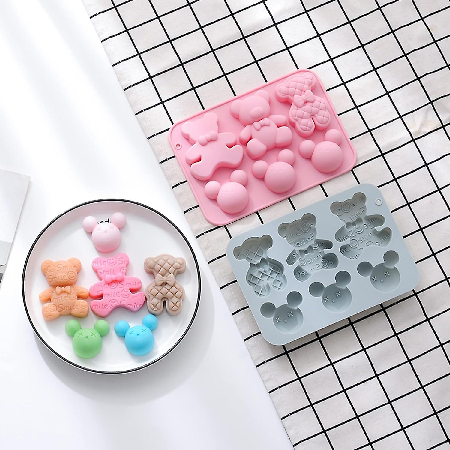 Bear Silicone Cake Molds, Jello Mold For Kids, Diy Baking Tool For ...