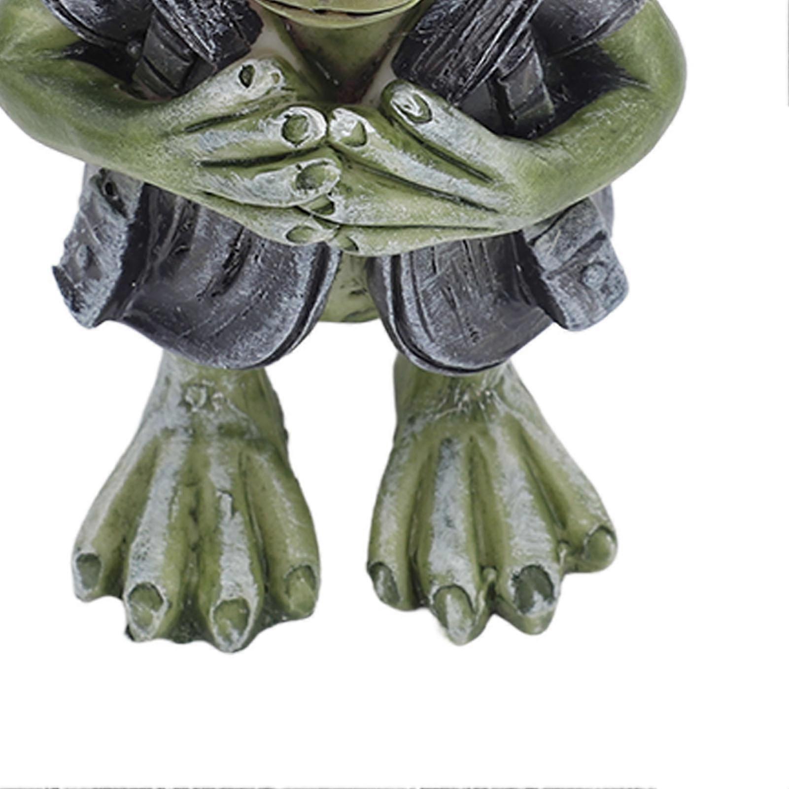 UFO Extraterrestrial Garden Alien Statues Figurine Resin Alien ...