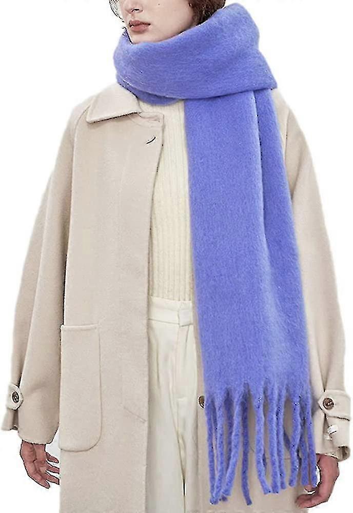 Large Chunky Scarf Colorful Cashmere Feel Oversized Scarves Blanket ...