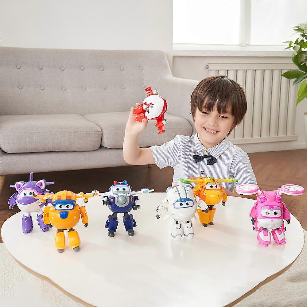 5 Inch Action Figures Transforming Robot Jett Dizzy Donnie Deformation ...