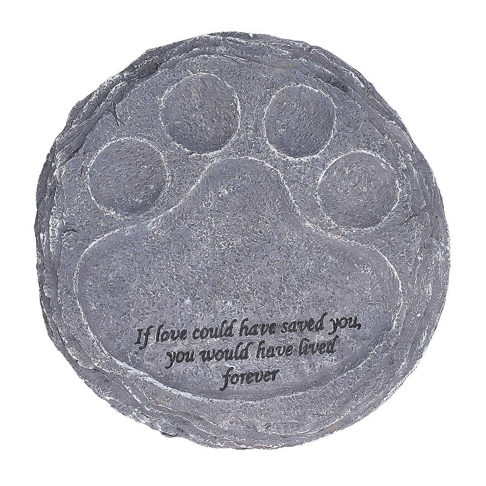 Pet Memorial Stone Resin Garden Memorial Tombstone Dog Cat Gravestone ...