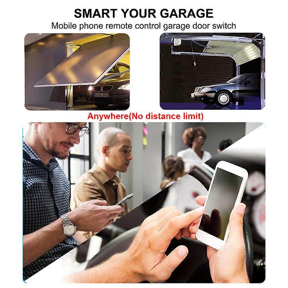 Tuya Smart Garage Door wifi Control Gate Opener Remote Receiver ...