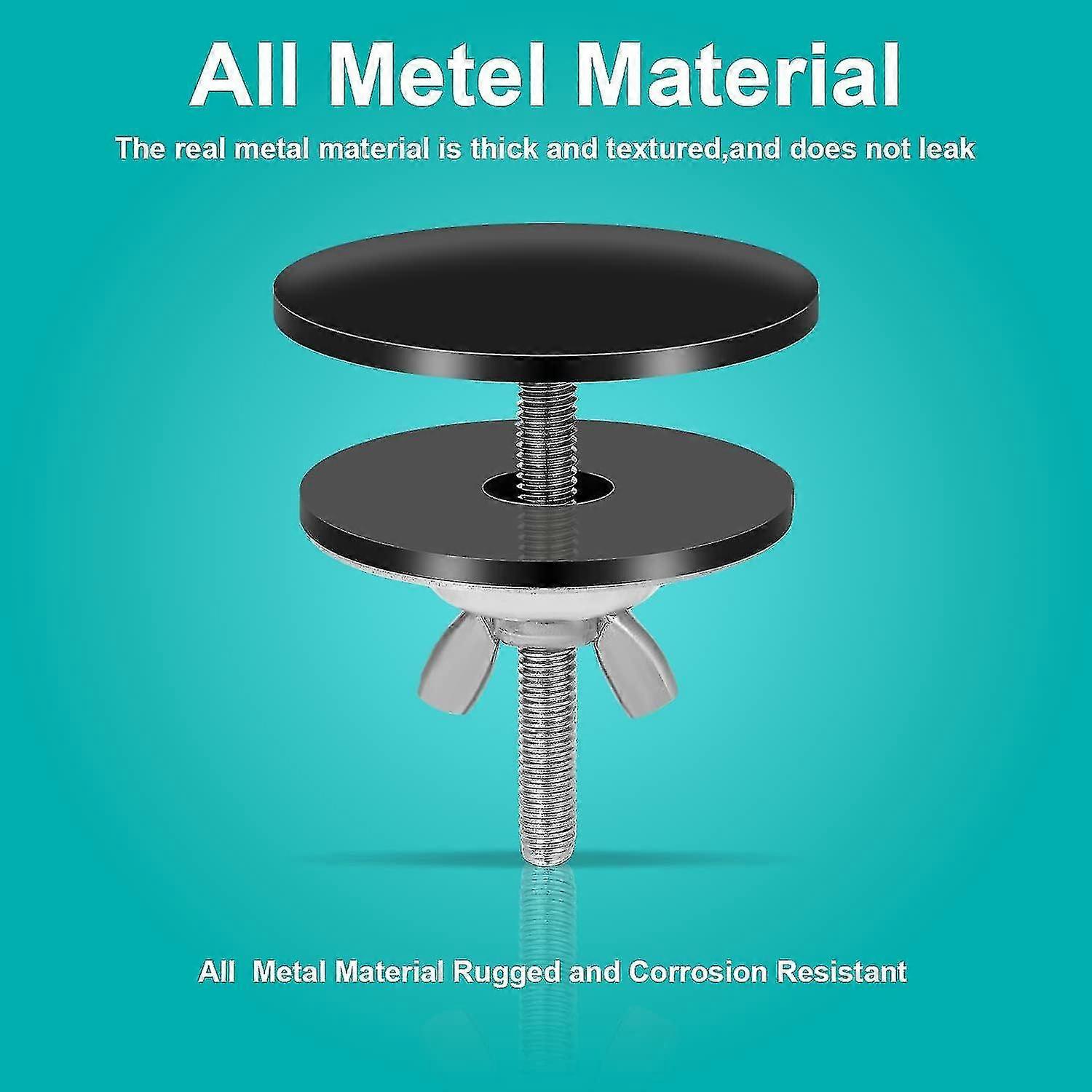 Sink Hole Cover Black, 2" Stainless Steel Kitchen Sink Hole Cap Faucet ...