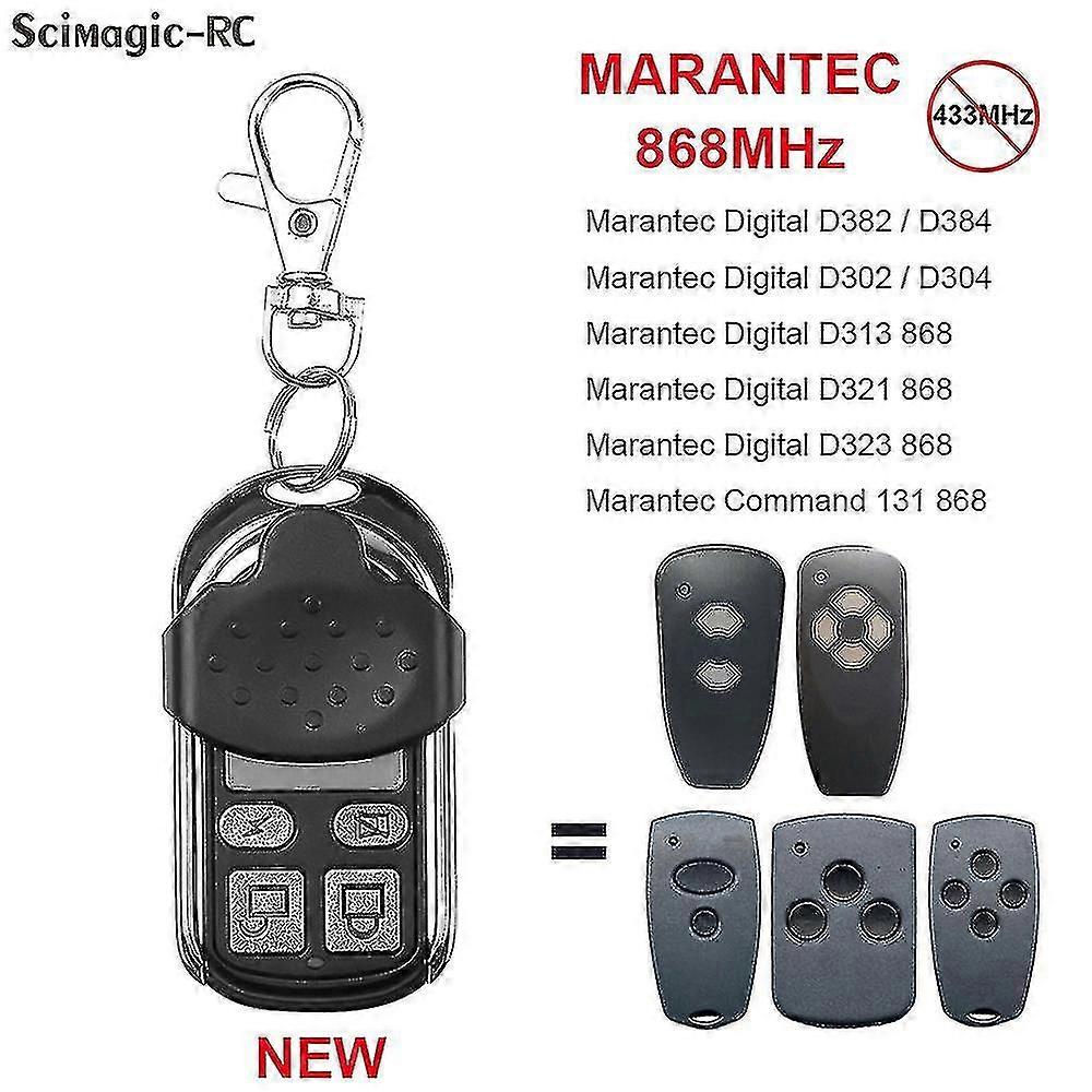 Marantec Digital D304 868mhz Garage Door Remote Control D302 D382 D384 ...