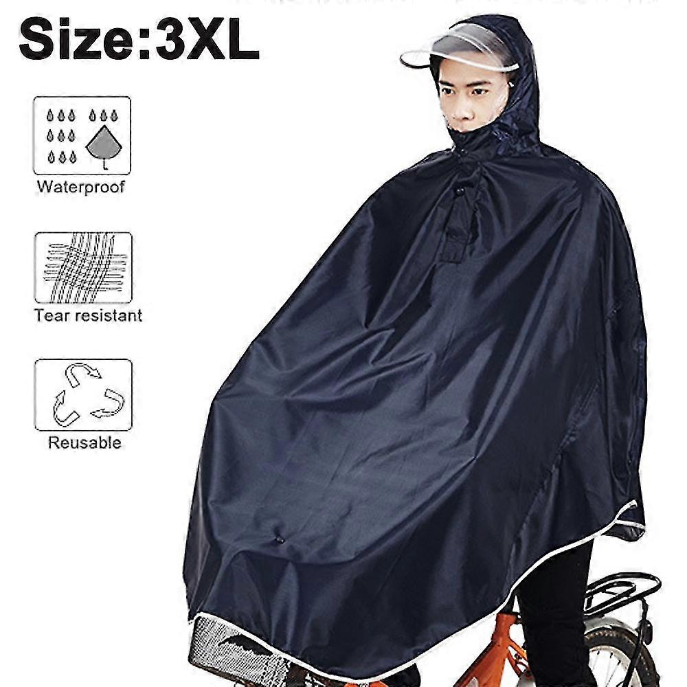 Waterproof Rain Poncho Bike Bicycle Rain Capes Lightweight Compact ...