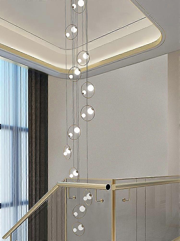 Chandelier for Staircase Hanging Lamp Modern Pendant Luster Lighting ...