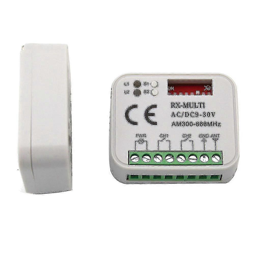 Garage Door Remote Receiver 433 868mhz Rx Multi 300-900mhz Ac/dc 9-30v ...