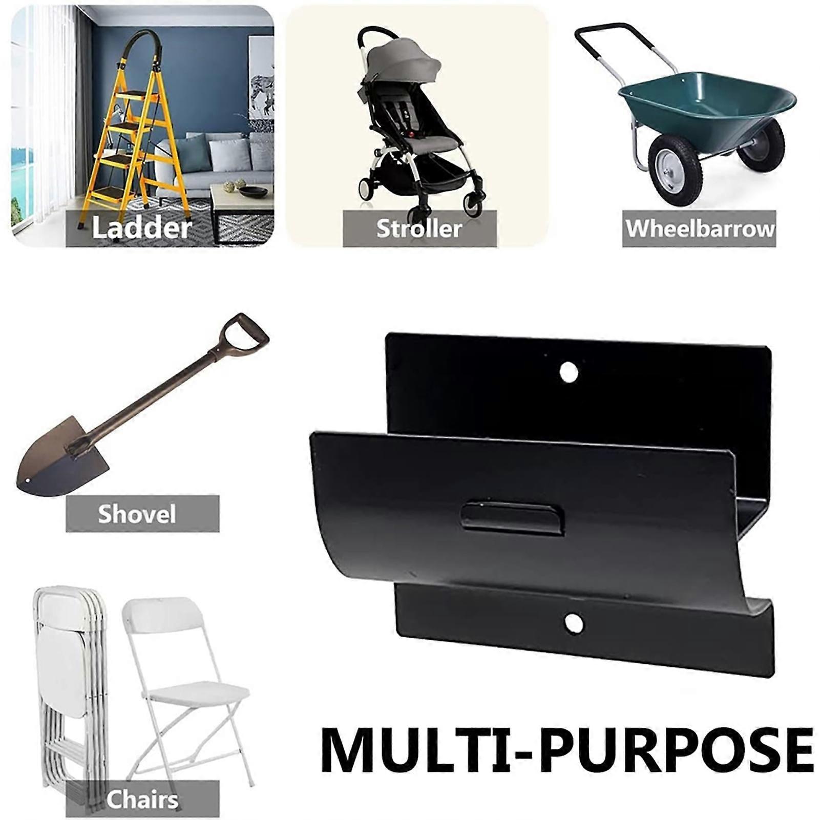 Wall Mount Ladder Grabber Ladder Storage Hook Heavy Duty Metal Ladder ...