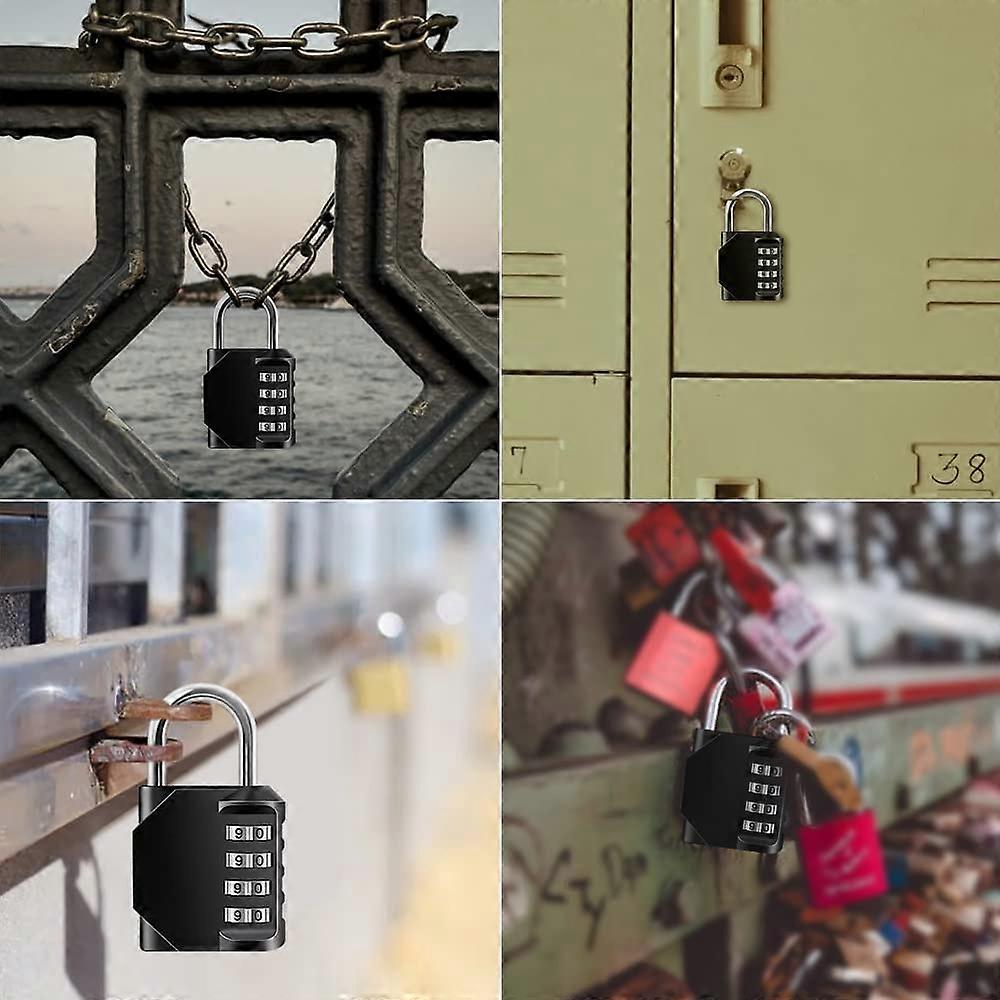 Indoor Locker 4 Digit Rugged Weatherproof Padlock (Pink) 1 Piece ...