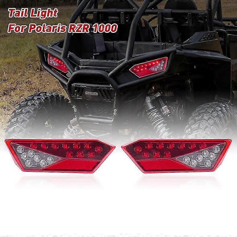 Red Led Taillights With Reverse Light For Polaris Rzr Xp 1000 900 S Xp ...