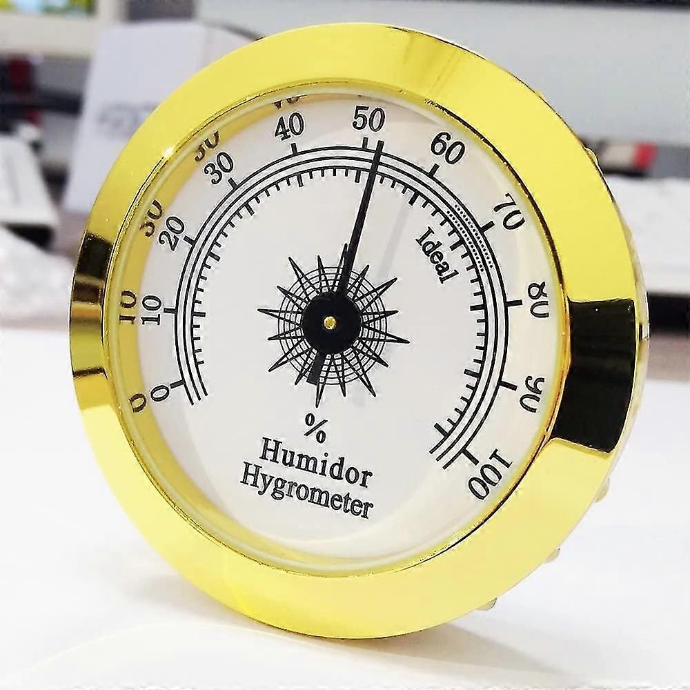 Cigar Hygrometer Analog Cigar Humidor Hygrometer Mechanical Round ...
