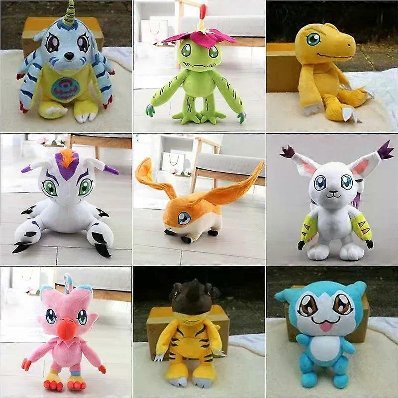Gaibosi 30cm Anime Digimon Adventure Plush Toys Agumon Tailmon Palmon ...