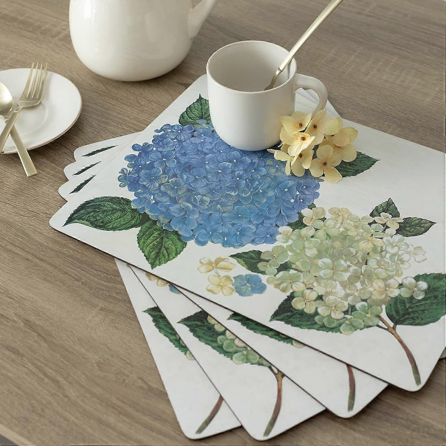 Set of 4, Cork Placemats Thick Cork Place Mats for Kitchen and Dining ...