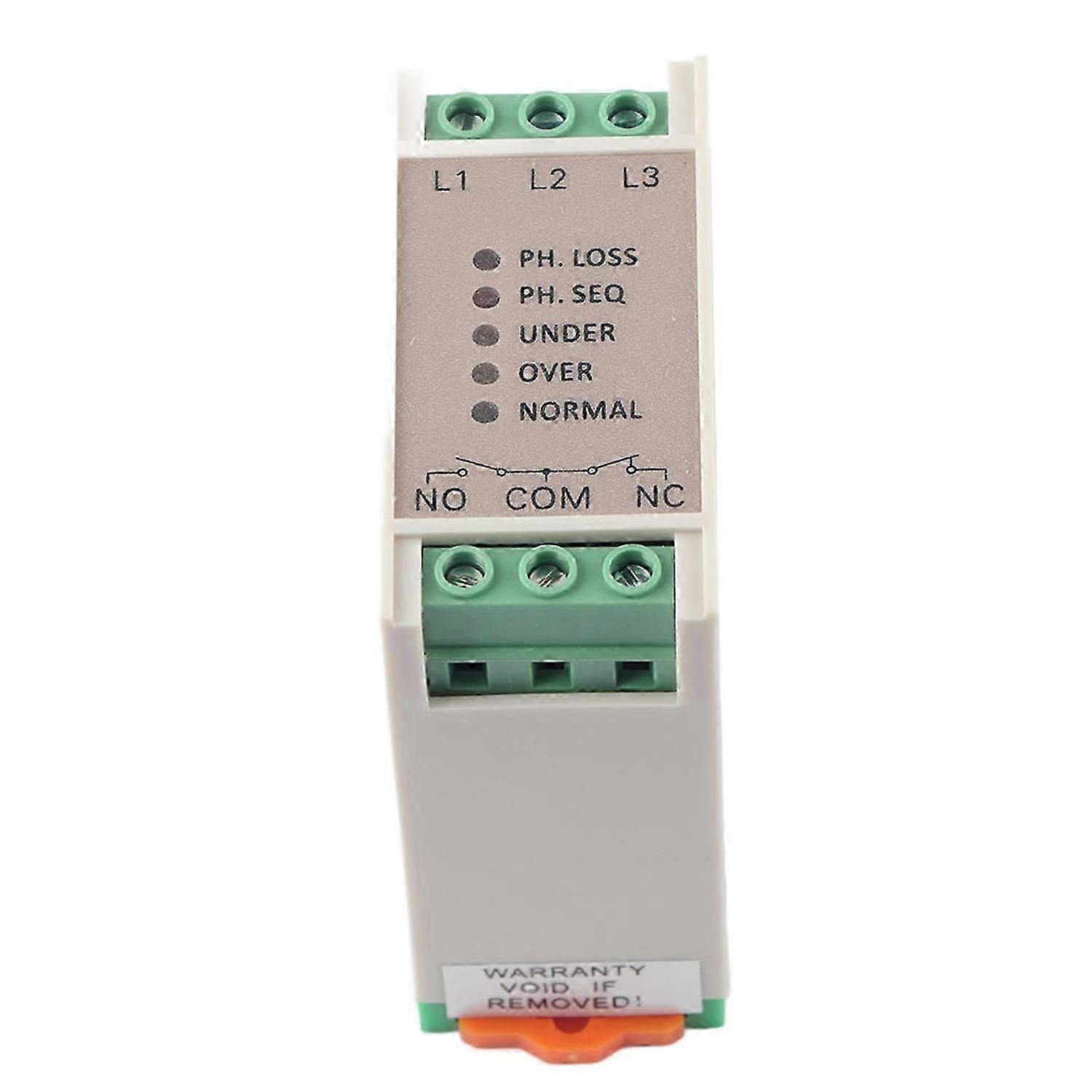 3 Phase Circuit Protection Voltage Monitoring Relay Undervoltage Phase ...