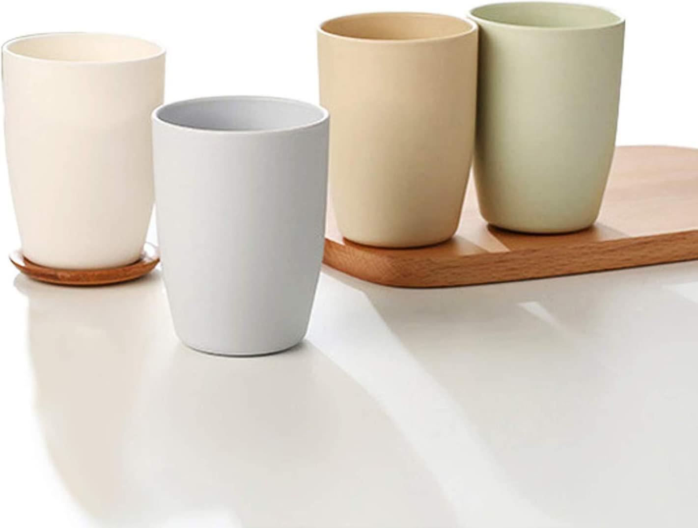 Set of 4 plastic cups for the bathroom | Fruugo UK