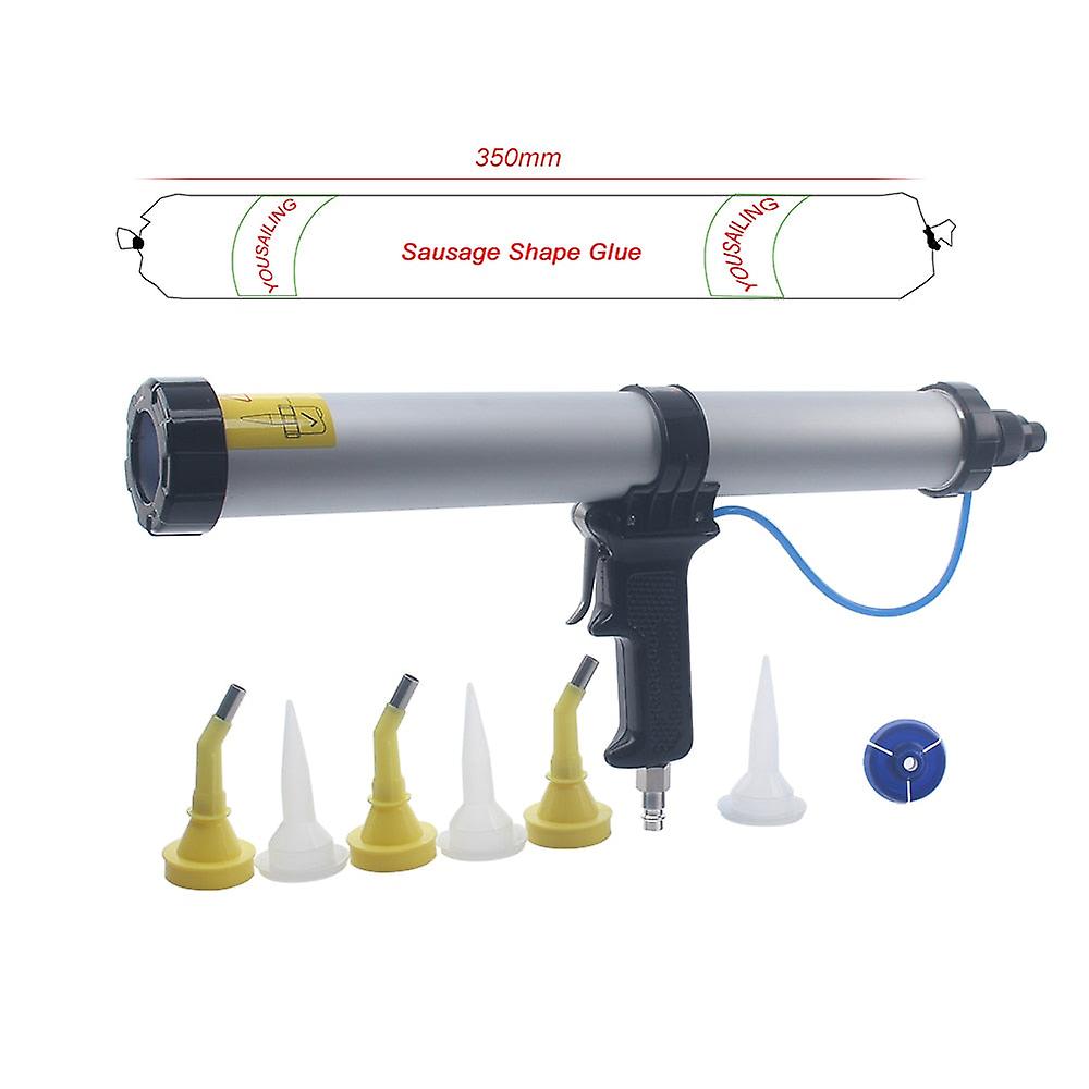 15 Inches 600ml Sausage Pneumatic Caulking Gun Silicone Sealant Gun Air ...