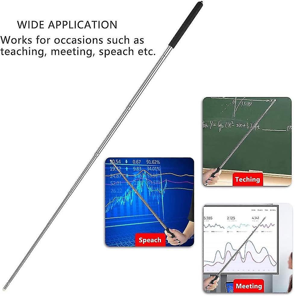 Telescopic Pointer Stick With Hand Lanyard, Teacher Pointer For Classroom, Presentation Pointers ...