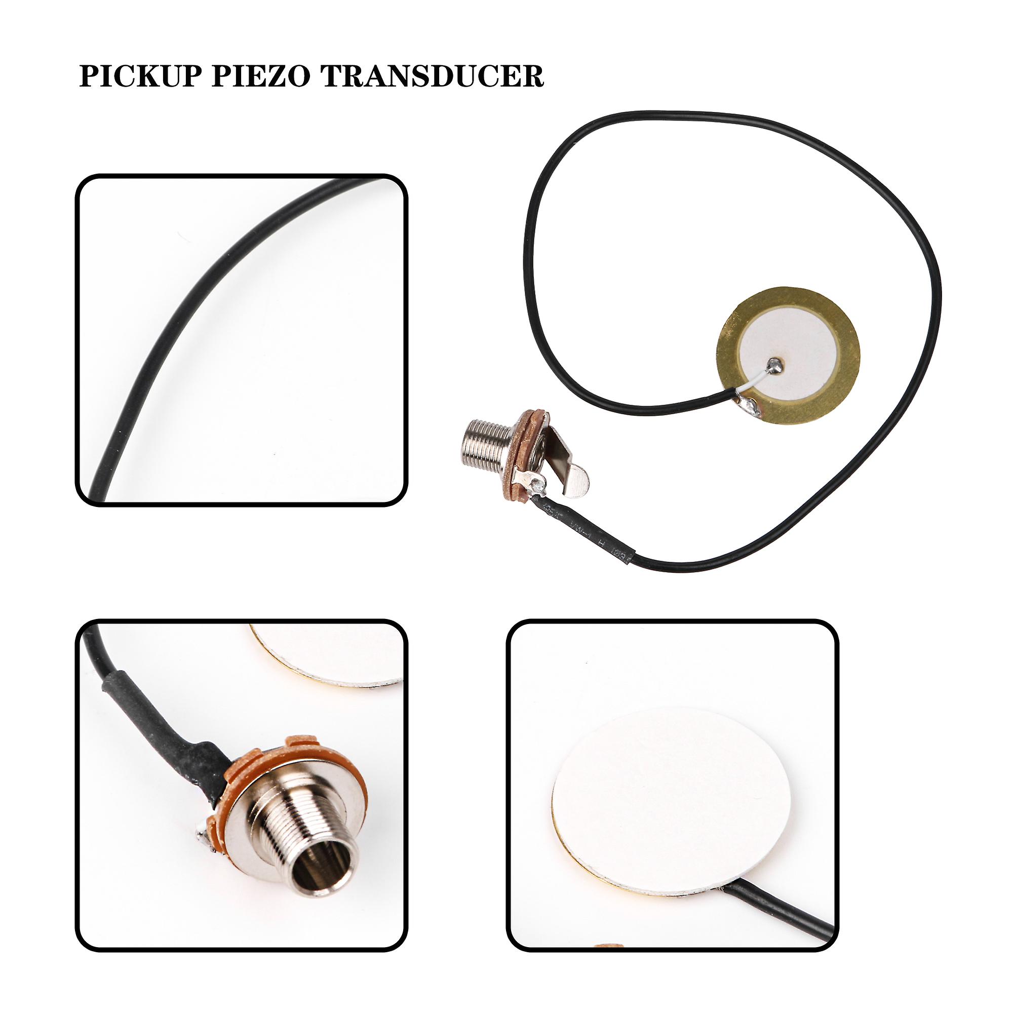 3Pcs Piezo Elements Sounder Sensor Copper Pickups Piezo Transducer 7 ...