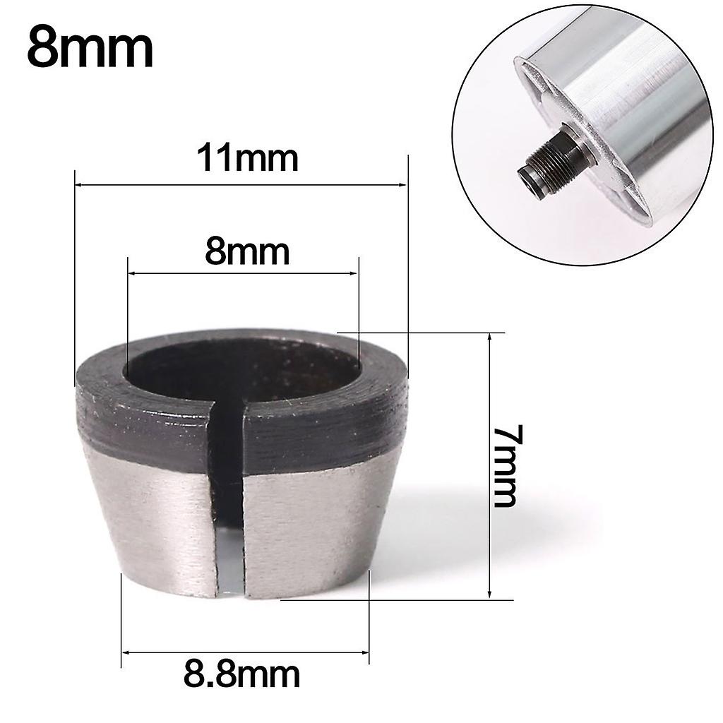 6mm 6.35mm 8mm Collet Chuck Adapter Engraving Trimming Machine Electric ...