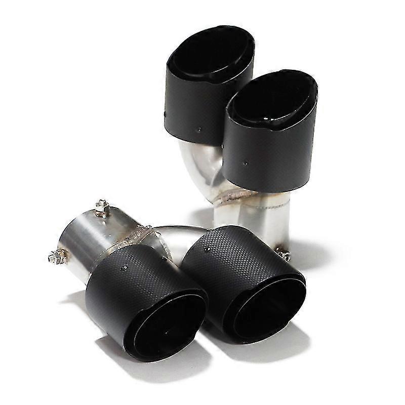 unique pipeQuad Car Pipe Carbon Fiber Tip For BMW G20 G21 M340i 2019 ...