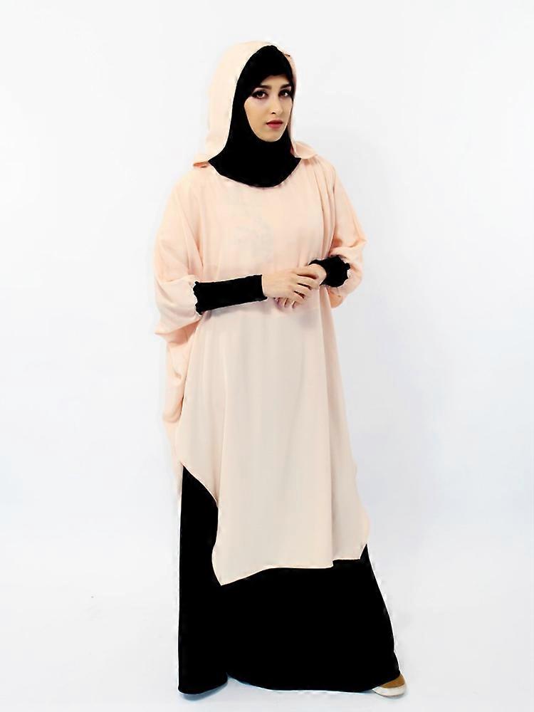 Ramadan Muslim Women Hooded Hijab Dress Prayer Garment Long Khimar ...