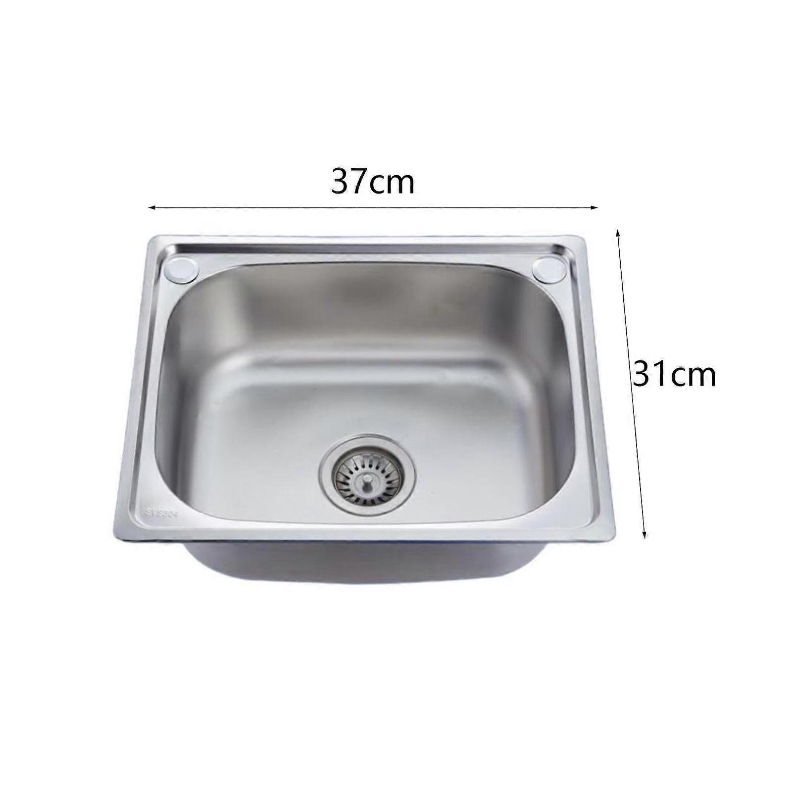 Drop in Kitchen Sink Deep Sink Utility Sink Single Bowl Fast Drainage ...