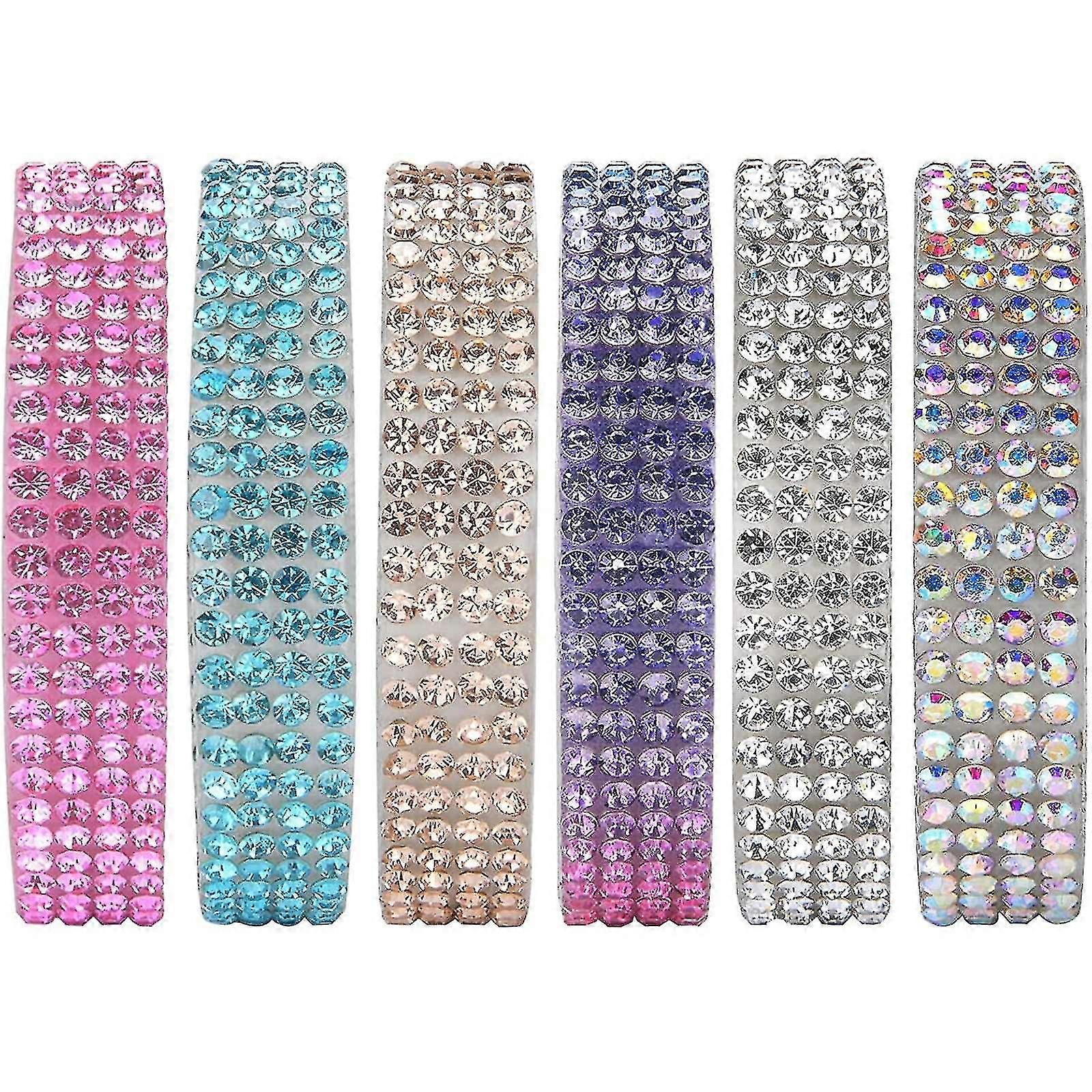 6 Crystal Rhinestone Diamond Ribbon Crystal Self Adhesive Ribbon ...