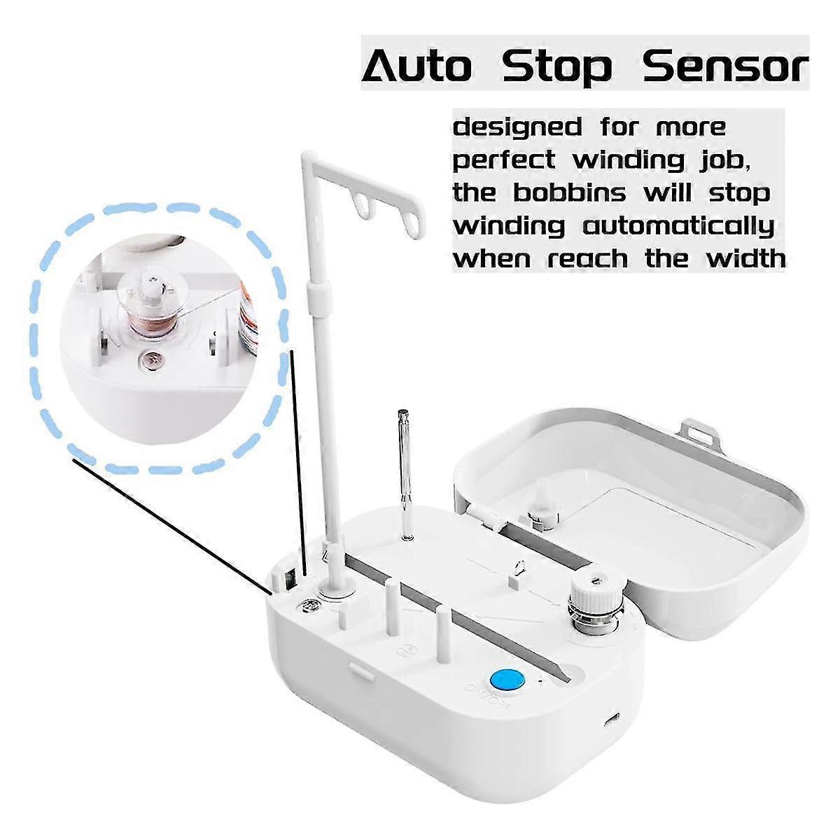 Automatic Bobbin Winder With Auto Stopper, Large Spool Thread Holder ...