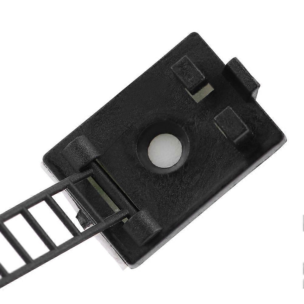 50pcs Self Adhesive Adjustable Clips Fastens Car Cable Wire Tie Clamp ...