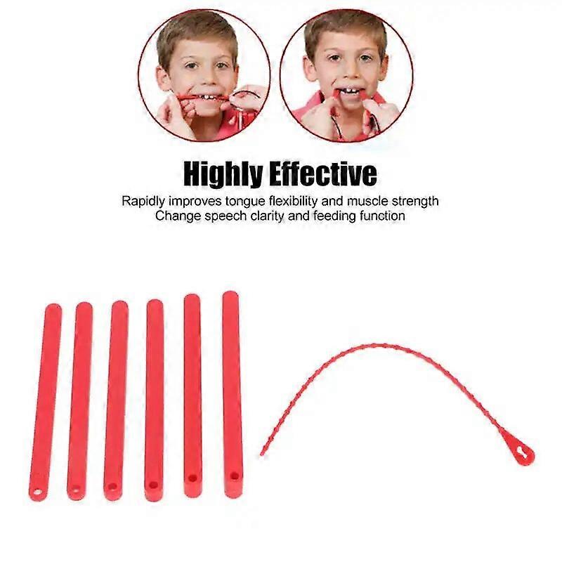 Oral Mouth Muscle Training Kit Plastic Lip Tongue Exercise Sticks Jaw ...
