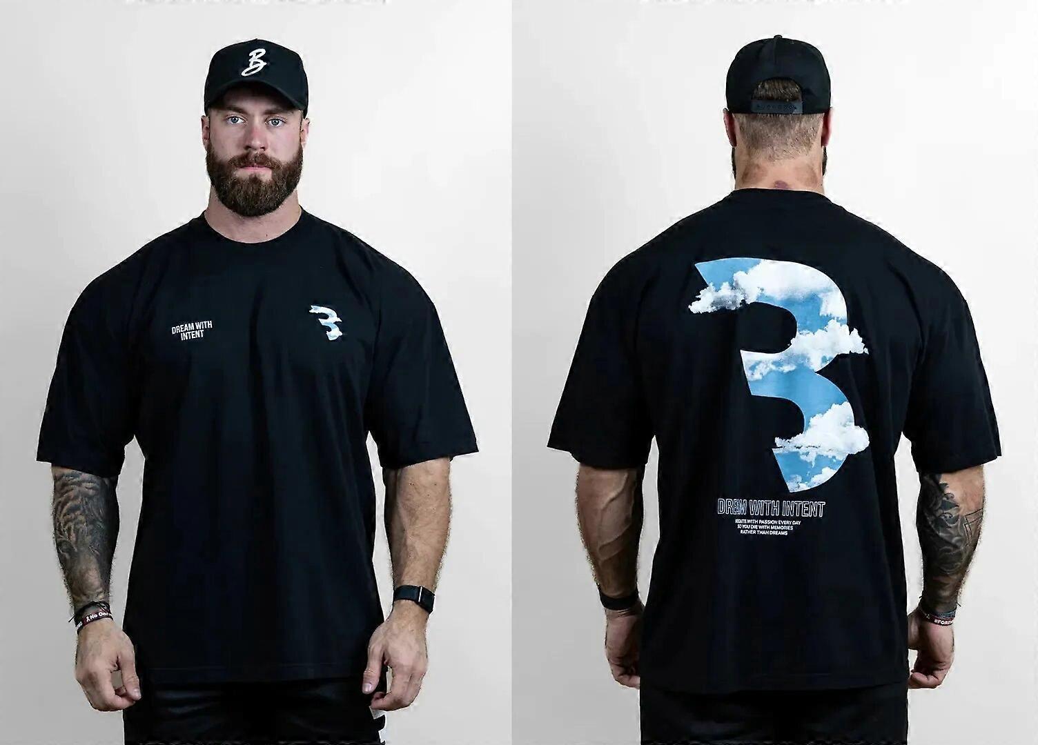 Chris Bumstead T Shirts Pre Workout Sport Gym Men Clothing 100% Cotton ...