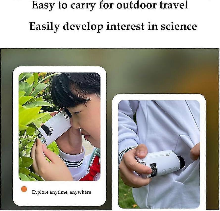 Minilabsters Miniscope Kids, 2024 New Mini Labsters Portable Microscope ...