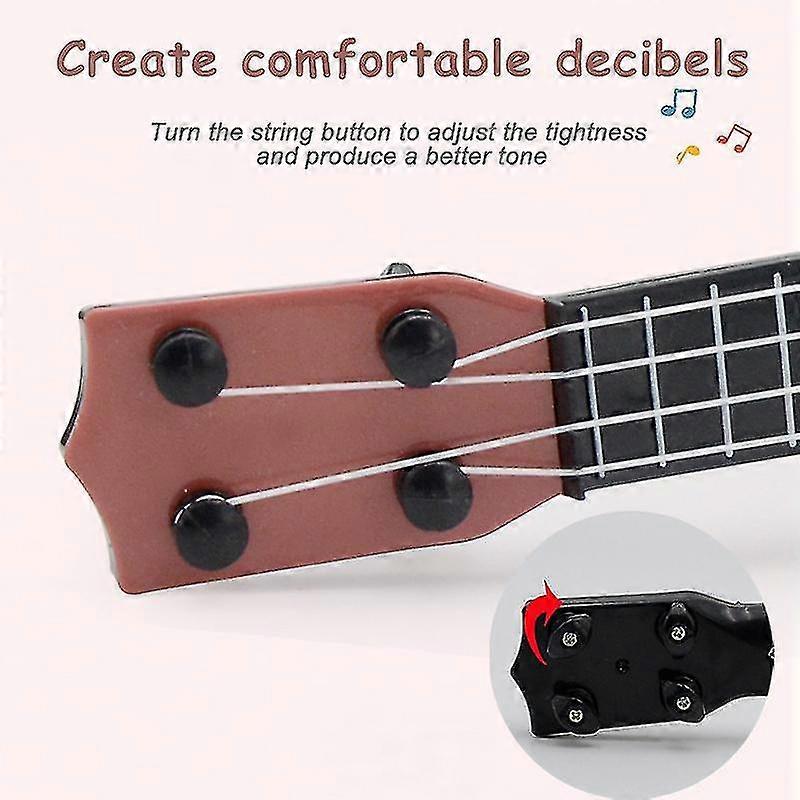 Mini Children Simulation Wood Grain Ukelele Classical Guitar Toys ...