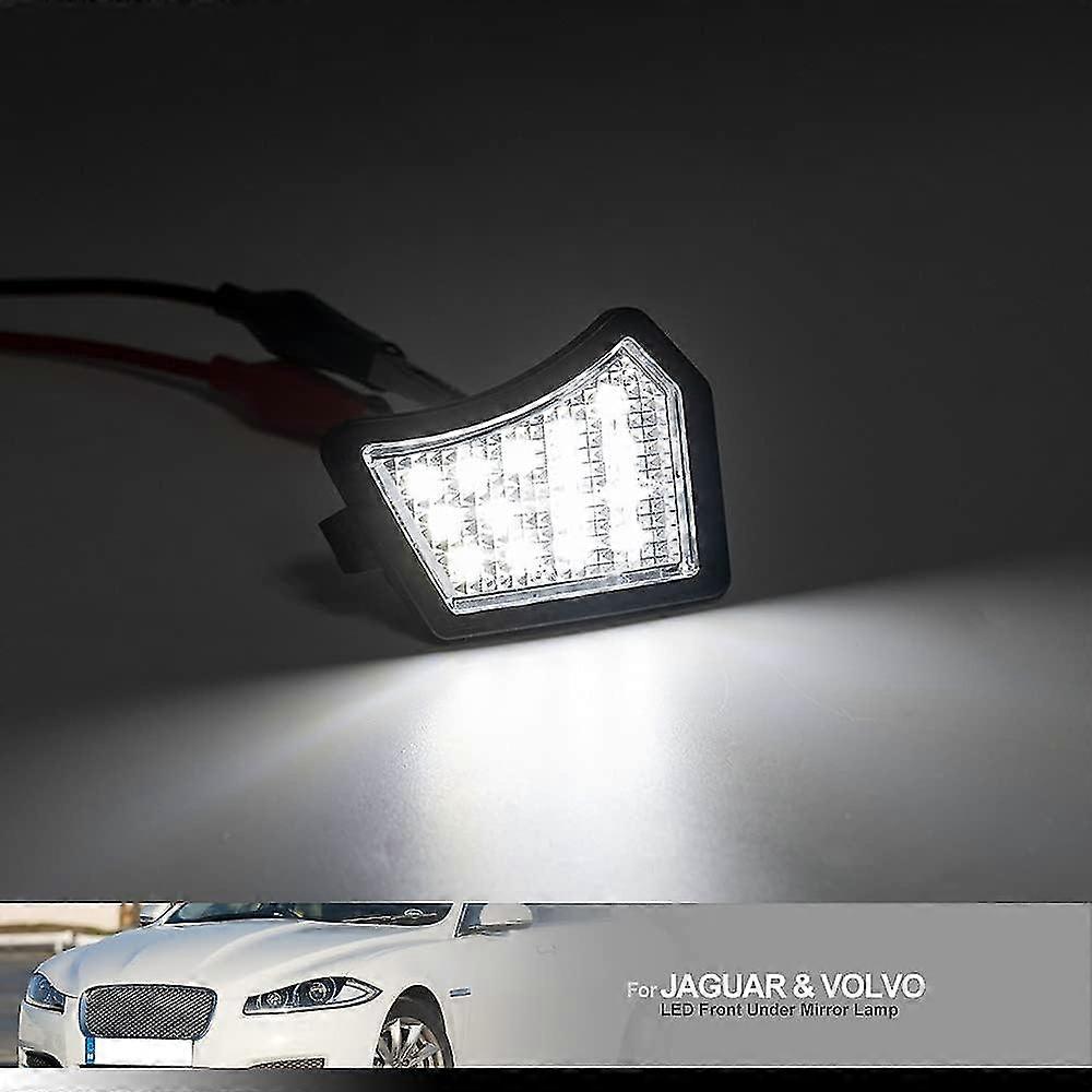 2pcs Led Rearview Mirror Puddle Light Rear View Mirror Welcome Courtesy ...