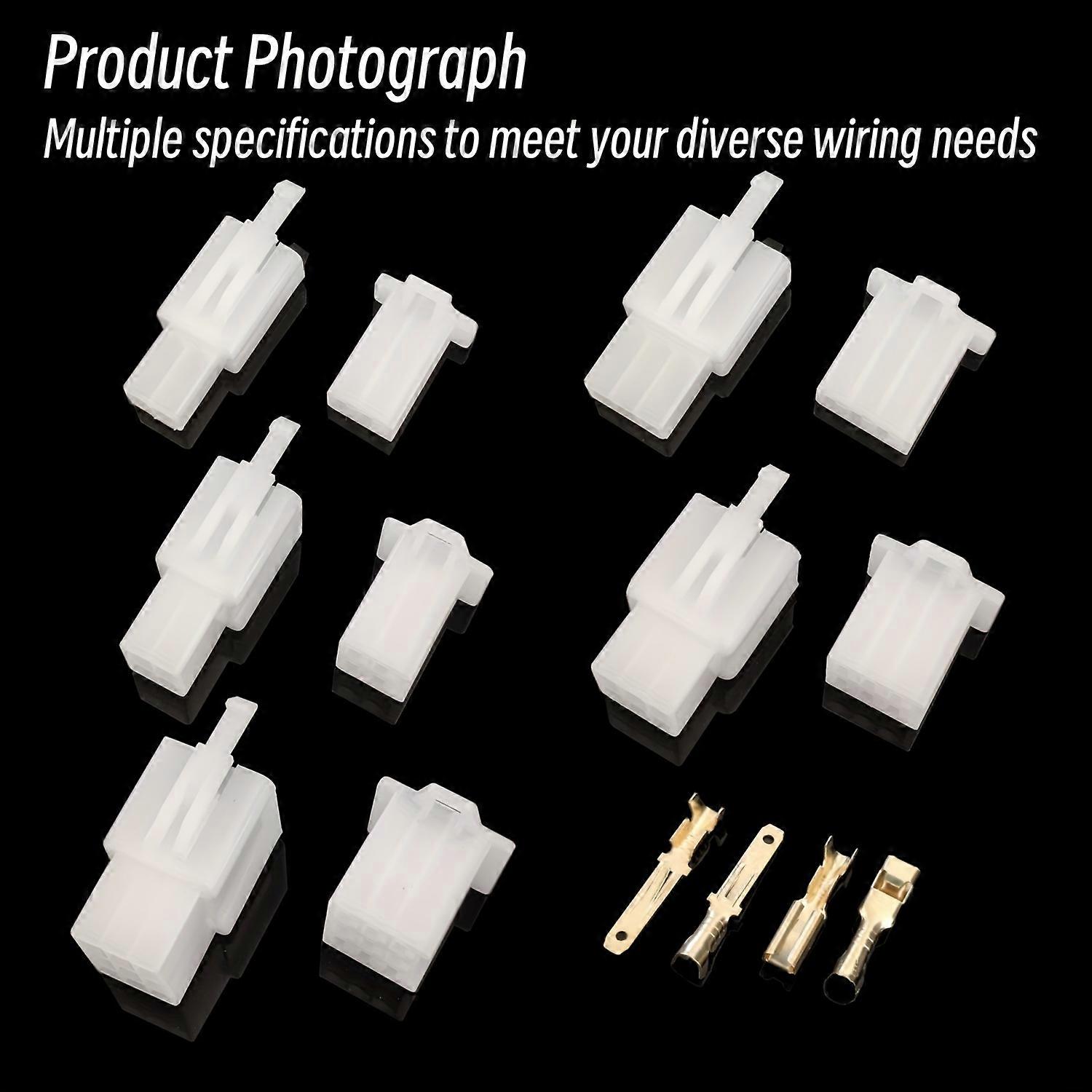 Premium Electrical Connectors for Cars and Motorcycles - 2.8mm 2 3 4 6 9 Pin Wire Terminal Hooks ...