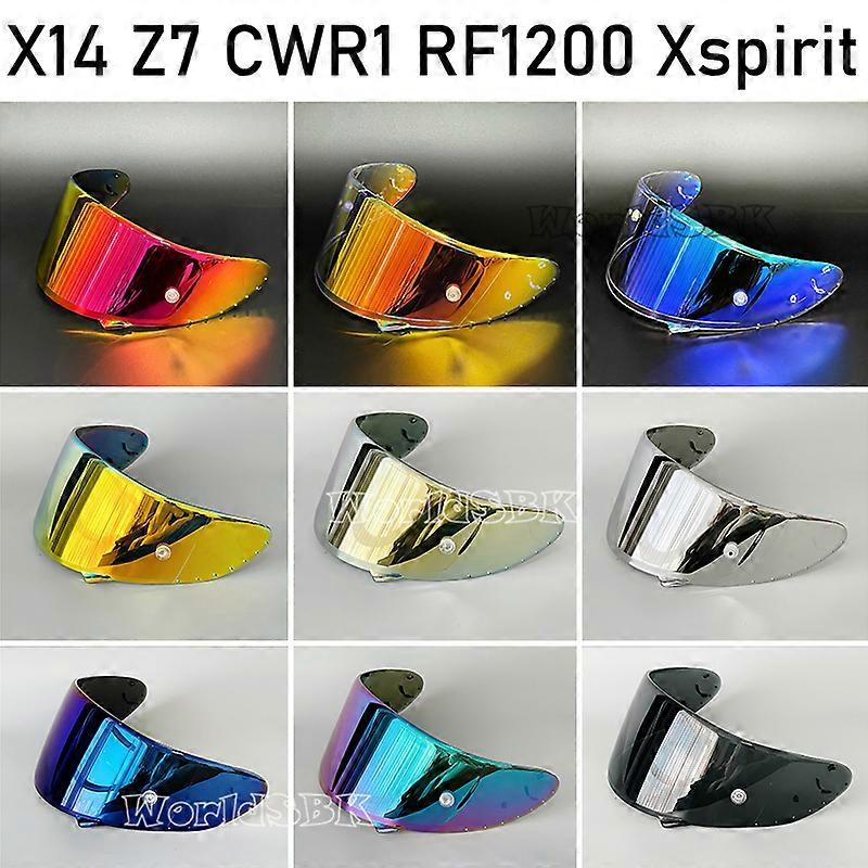 Motorcycle Helmet Visor Lens Full Face Shield lens case for SHOEI X14 ...