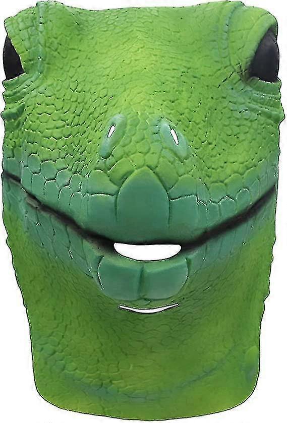 Ghyt Lizard Head Mask Halloween Costume Props Adult Party Realistic ...