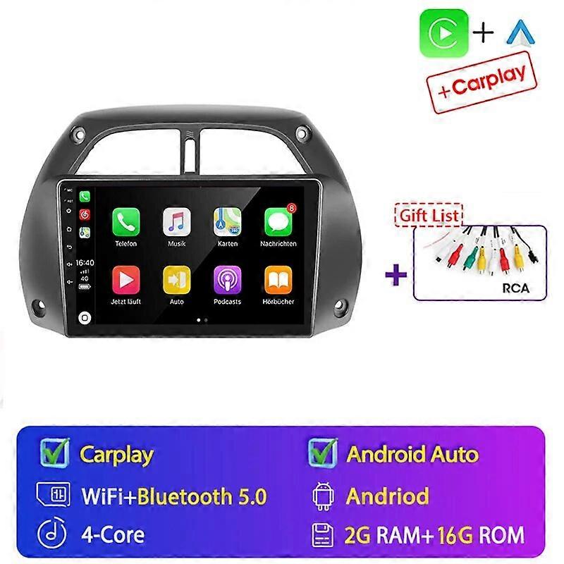 Android 13 Car Radio For Toyota RAV4 Rav 4 2001 2002 2003 2004 2005 ...