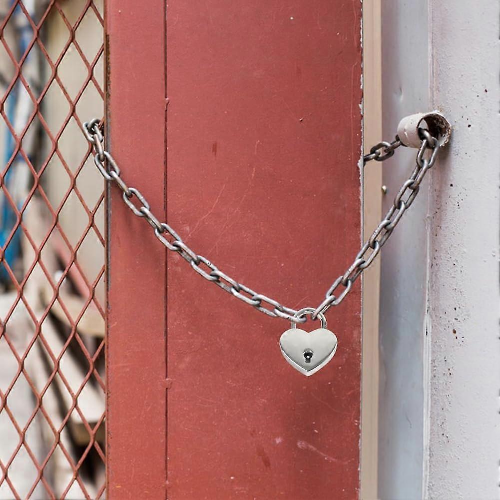Pack of 2 Lock Heart Padlock Mini Lock Vintage Padlocks Key Padlocks ...