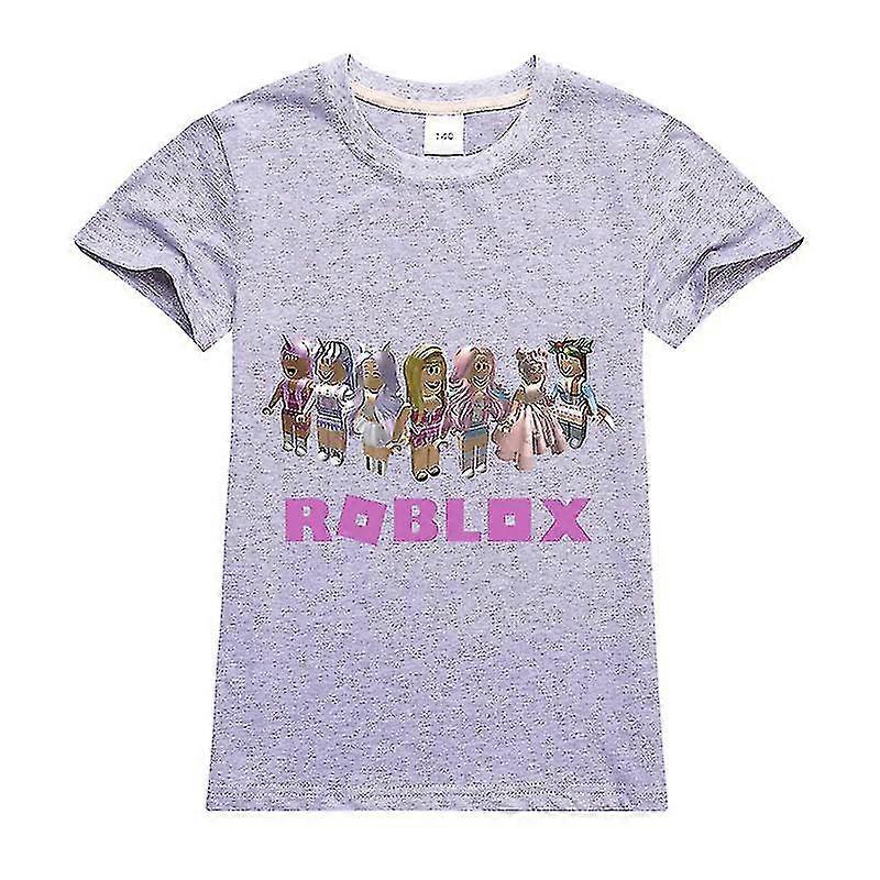 Toddler Summer Boys Tegneserie Cosplay Roblox T-shirt 3d Trykt Piger ...