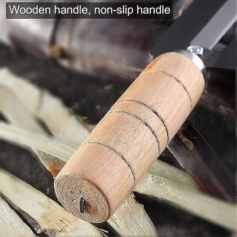 Stainless Steel Sugar Cane Peeler with Wooden Handle, Potato Vegetable ...
