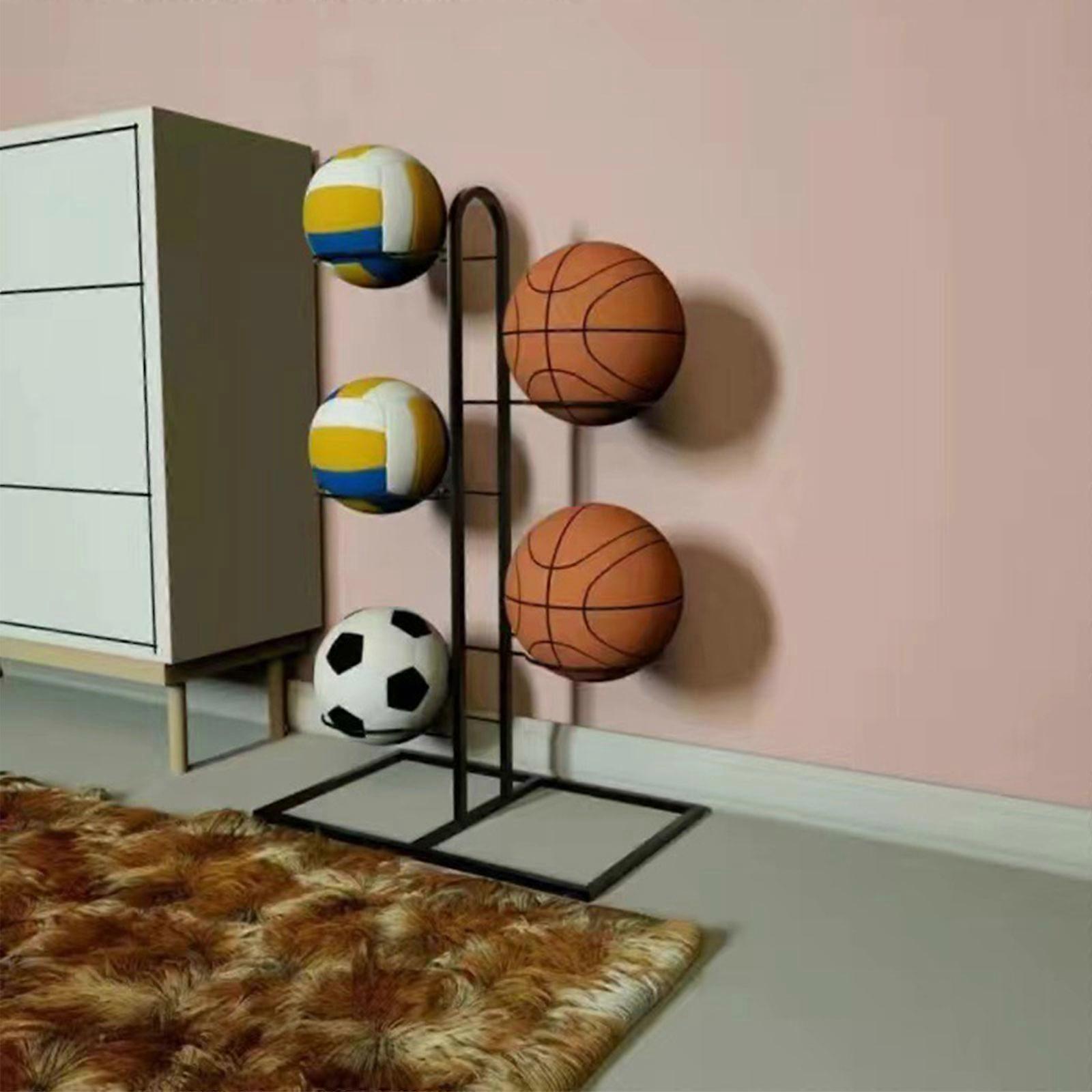 Rolling Ball Storage Rack Multilayer Ball Display Rack Metal Vertical ...