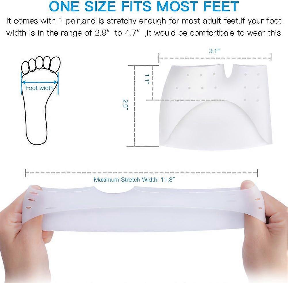 Hallux Valgus Corrector, 2 Pairs Gel Bunion Pads, Toe Straightener ...