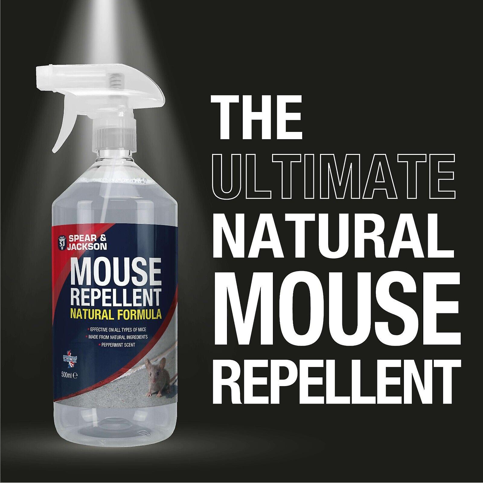 Mouse Repellent 500ml Peppermint Scent Natural Ingredients Spear and ...
